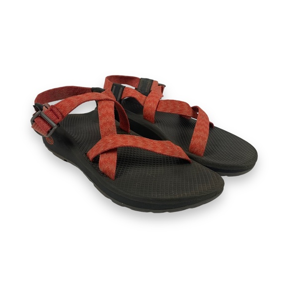 Chaco | Shoes | Chaco Orange Chevron Patterned Z Cloud Sport Sandals ...
